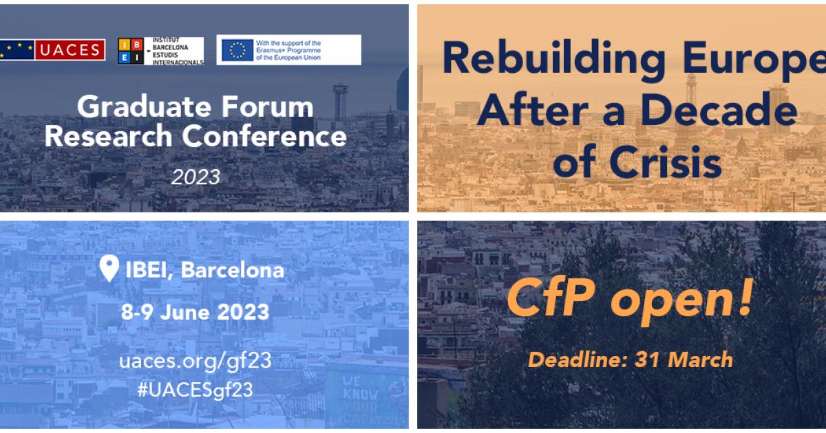 Graduate Forum Research Conference 2023 | UACES